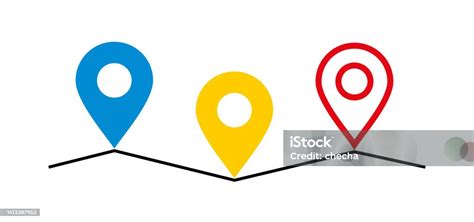 A Set Of Geolocation Map Labels Marker Map Pointer Icon Stock Illustration Download Image Now
