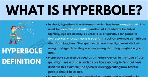 Hyperbole Definition Functions And Great Hyperbole Examples • 7esl