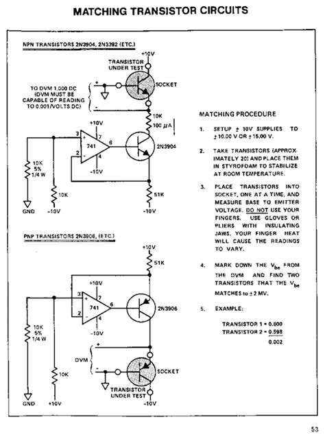Question About Transistor Matching DiyAudio