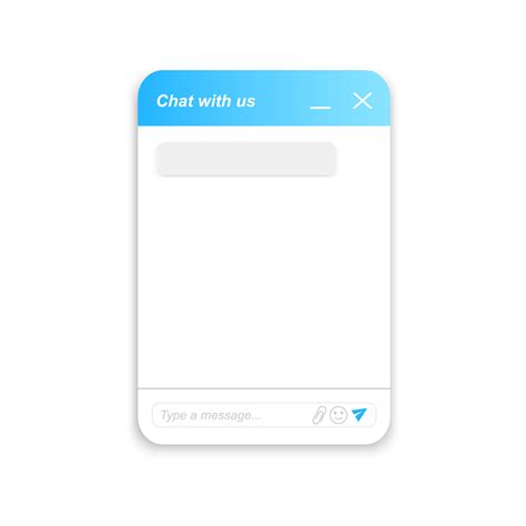 Chatbot Window Template Life Chat Customer Service Example Virtual Assistant Bot Layout