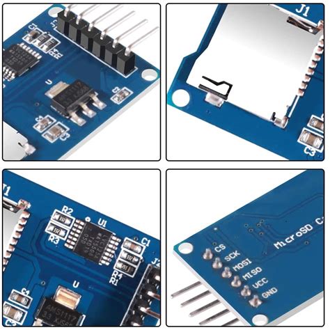 Módulo Adaptador Para Micro Sd Arduino Ja Bots