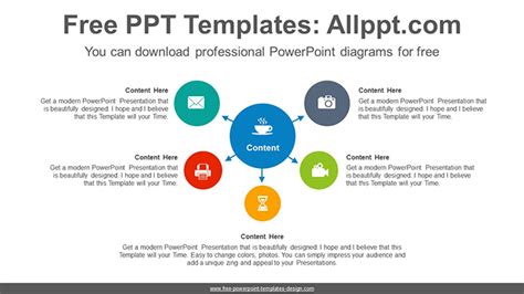 Spread Circle PowerPoint Diagram Template Powerpoint And Google Slides Saveslides Templates