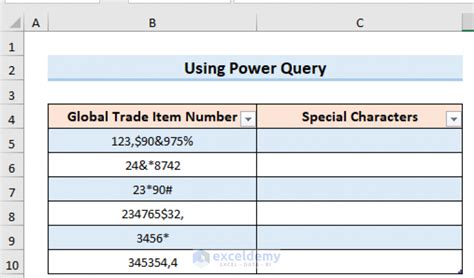 How To Find Special Characters In Excel Easy Methods