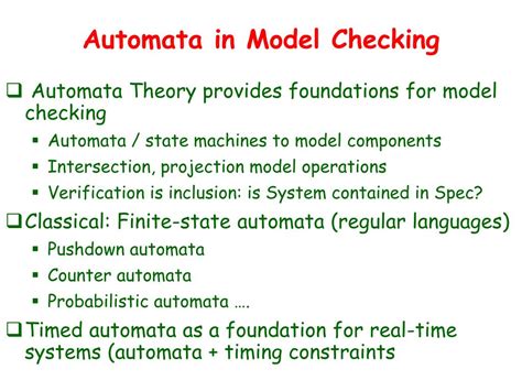 Ppt Timed Automata Powerpoint Presentation Free Download Id773522