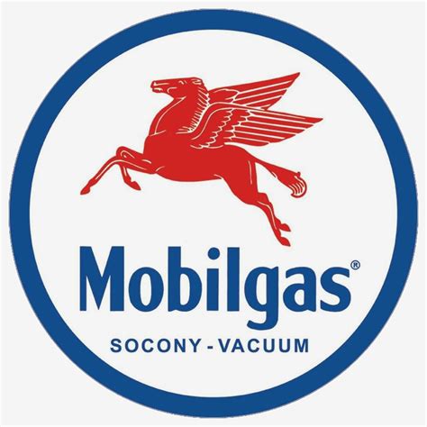Wholesale Round Tin Sign Mobilgas Pegasus