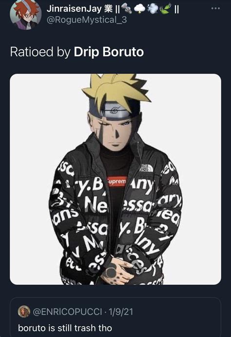 Drip Boruto ⚡️ Ratioed The Hater Rboruto