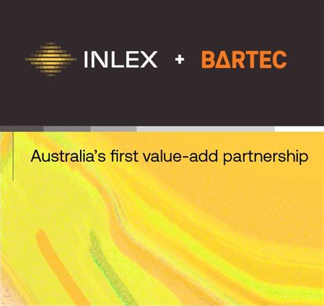 Inlex On Linkedin Partnership Innovation Inlex Bartec Australia Businessgrowth