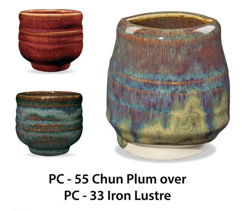 Pc 55 Chun Plum Over Pc 33 Iron Lustre Artofit