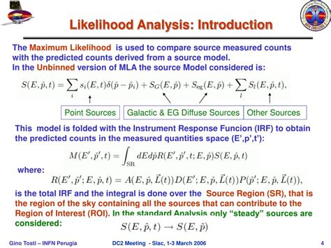 Ppt Likelihood Analysis General Tutorial Including Source