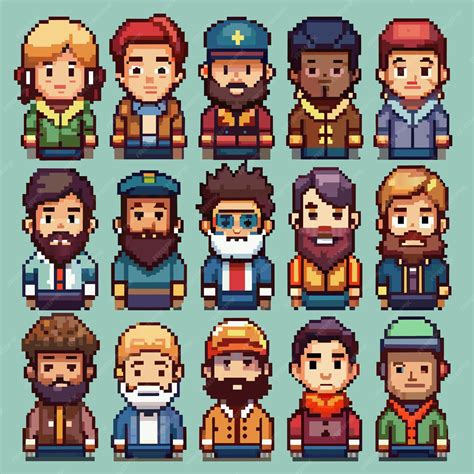 Premium Vector A Set Of Lego Characters Including One Of The Characters