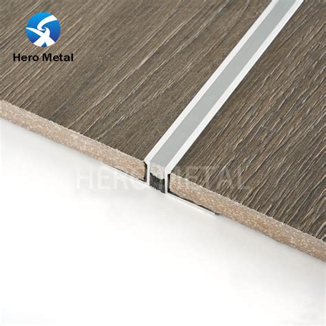 Aluminum Ceramic 24m Bright Silver Tile Joint Building Movement Joints
