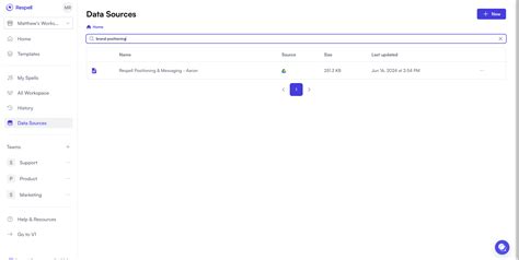 Data Sources Overview Respell Data Sources Overview Respell