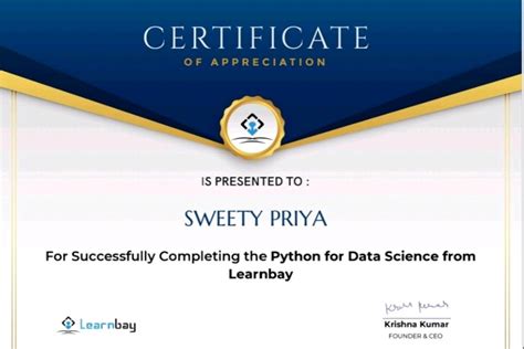 Python Datasciences Learnbay Sweety Priya