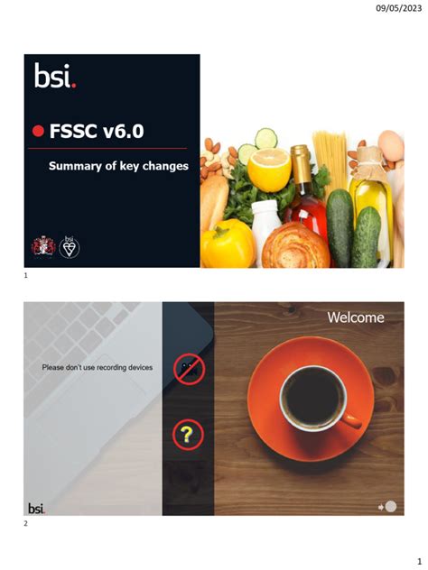 Fssc22000 V6 0 Webinar 090523 Pdf Environmental Monitoring Verification And Validation