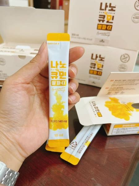 Tinh Chất Nghệ Nano Curcumin Alpha 10ml X 30 Gói Hyunjun Shin Liquid Turmeric Curcumin