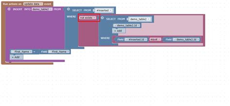 Delete Or Avoid Duplicates With Triggered Action Tables Views And Relationships Caspio