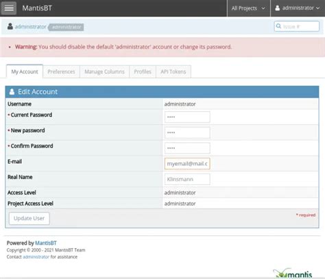 Install Mantis Bug Tracker On Rocky Linux 8 Centos 8 Computingforgeeks