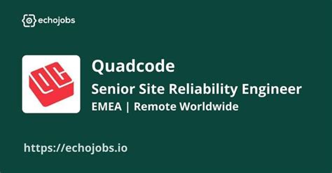 quadcode is hiring senior site reliability engineer emea remote