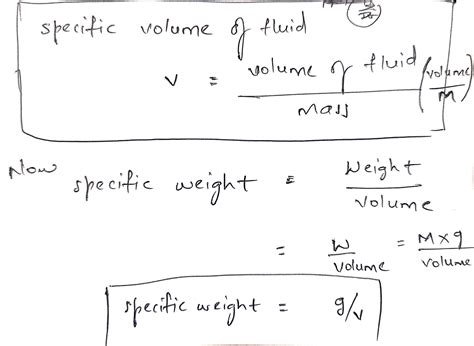 Solved 3 M012 The Specific Weight Is The Weight Per Unit Volume