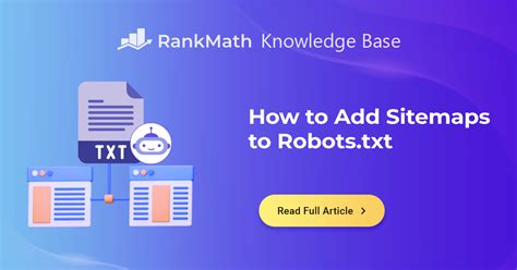 How To Add Sitemaps To Robots Txt Rank Math