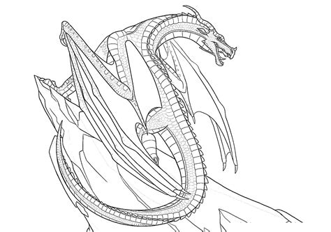 Wings Of Fire Coloring Pages Coloringlib