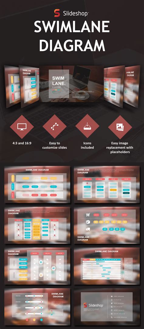 Swimlane Diagram PowerPoint Templates Presentation Slides Slidedesign Presentation Slides
