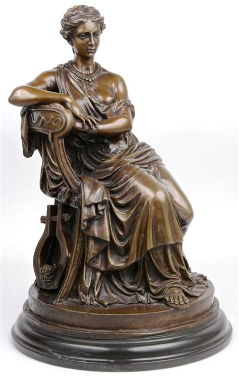 Griekse Godin Bronzen Beeld Naar Het Classicisme Jordaens Nv