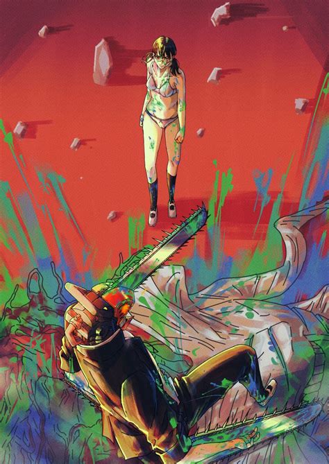 Erupusai2 Denji Chainsaw Man Yoru Chainsaw Man Yuko Chainsaw
