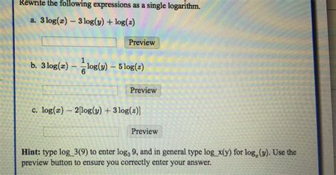 Solved Rewrite The Following Expressions As A Single Chegg