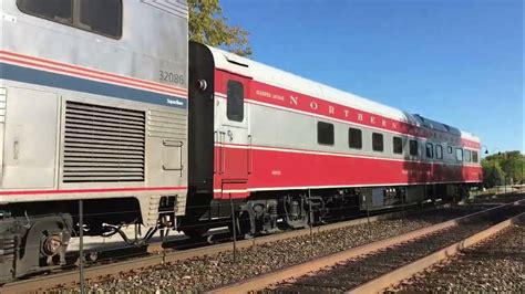 Amtk Alc 42 304 Leading Amtrak 7 At Lake Forest Youtube