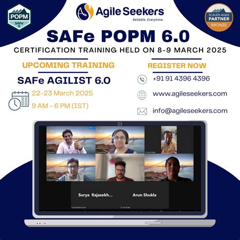 Agiletransformation Lean Safeagilist Safepopm Safe6 Safetraining… Agileseekers
