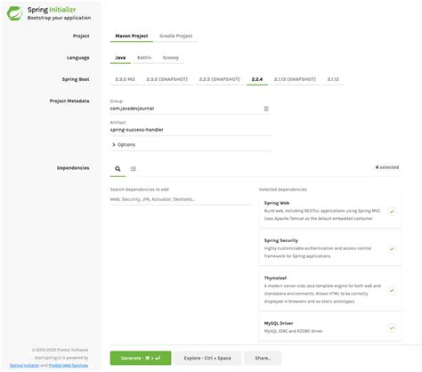 Spring Security Success Handler Java Development Journal
