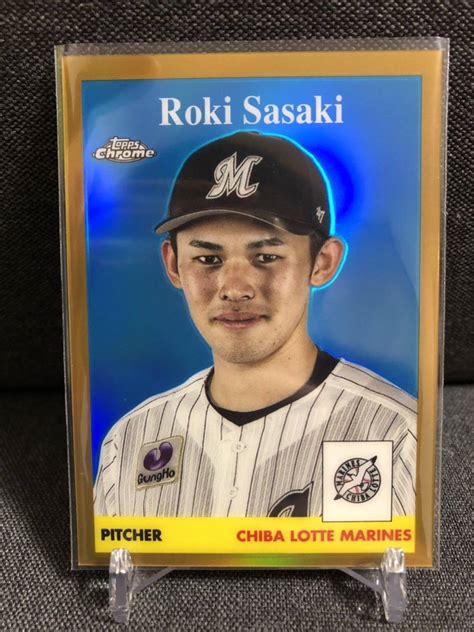 Yahooオークション 50枚限定 2022 Topps Chrome Npb 佐々木 朗希
