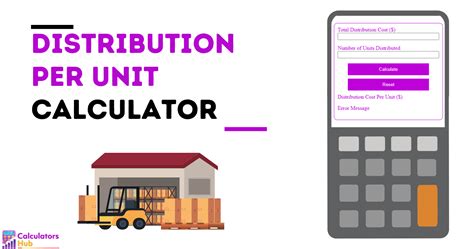 Distribution Per Unit Calculator