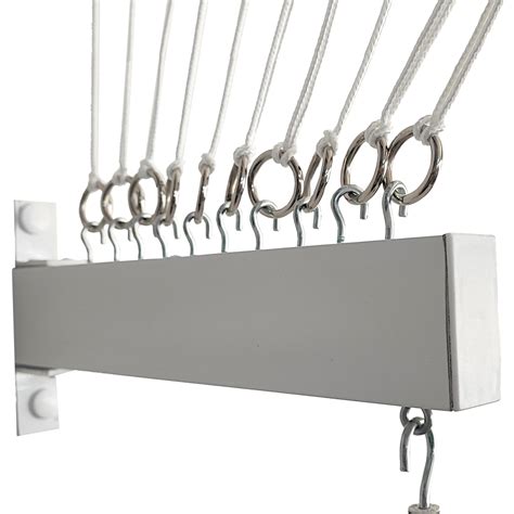 Varal De Roupas Varal De Parede 10 Varetas Individuais ReforÇaddo