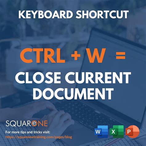 How Ctrl W Works In Microsoft Programmes Squareone Training Posted On The Topic Linkedin