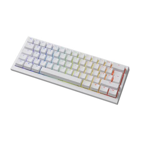 Ducky One X Mini 60 Wireless Ducky Linear Inductive Switch Rgb Gaming Keyboard White Uk