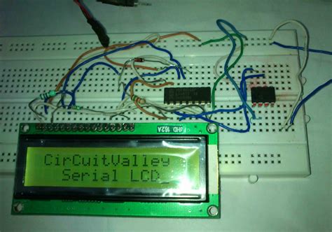 16x2 serial lcd two wire with pic12f675