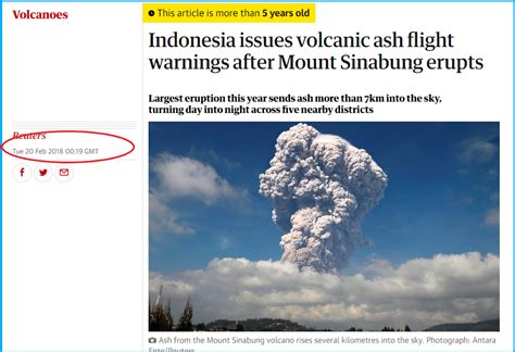 Video From 2018 Shared As Recent Footage Of The Mount Merapi Volcano Eruption Fact Crescendo