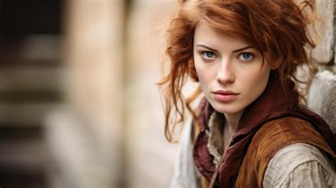 Premium Ai Image A Woman Looking At The Camera