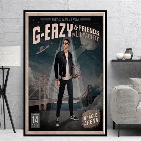 G Eazy Artwork Poster Aesthetic Wall Decor