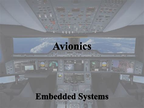 Avionics Embedded Systems Basic