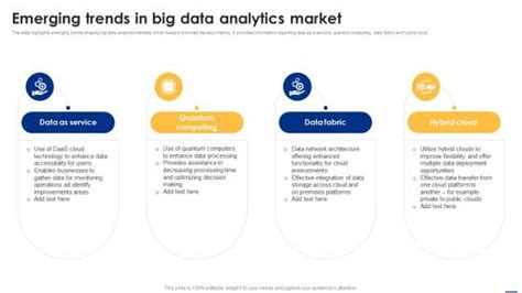 Emerging Trends In Big Data Analytics Market Big Data Analytics