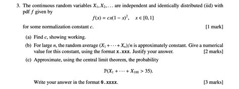 Solved The Continuous Random Variables X1x2 Are