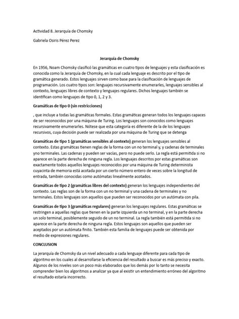 Tarea 8 Gabriela Perez Pdf Lenguaje De Programación Metalogica