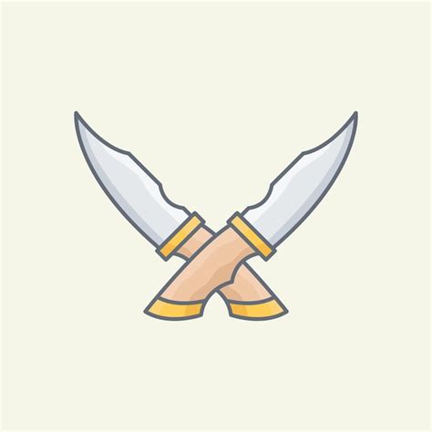 Premium Vector Knife Vector Illustration