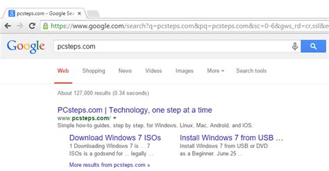 Disable Bing Search In Windows Or Replace With Google Pcsteps Com