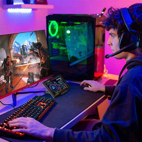 หน้าจอ Lcd Ips Aida64 Dual Type C ขนาด 3 5 นิ้ว สําหรับคอมพิวเตอร์ Pc Mini Itx Chassis Cpu