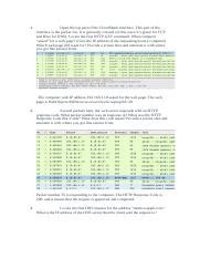 IST Lab Docx Open The Top Part Of The CloudShark Interface