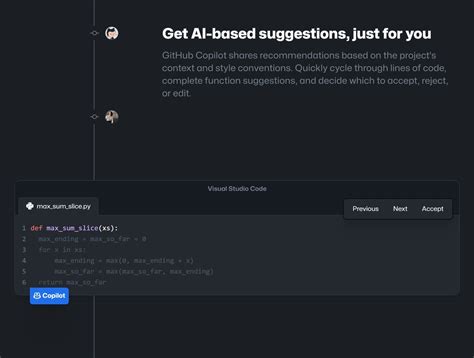 GitHub Copilot AI Code Assistant Tools Sites Like Github Features Copilot